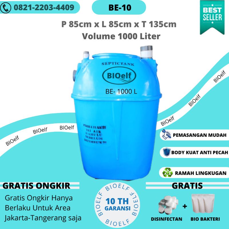 Jual Septic Tank Bio / Tangki Sepiteng Biotech, Septictank Biofilter ...