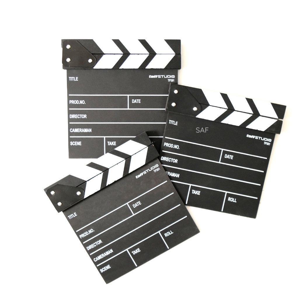 Jual SAF Clapper board papan film sutradara props produksi foto ...