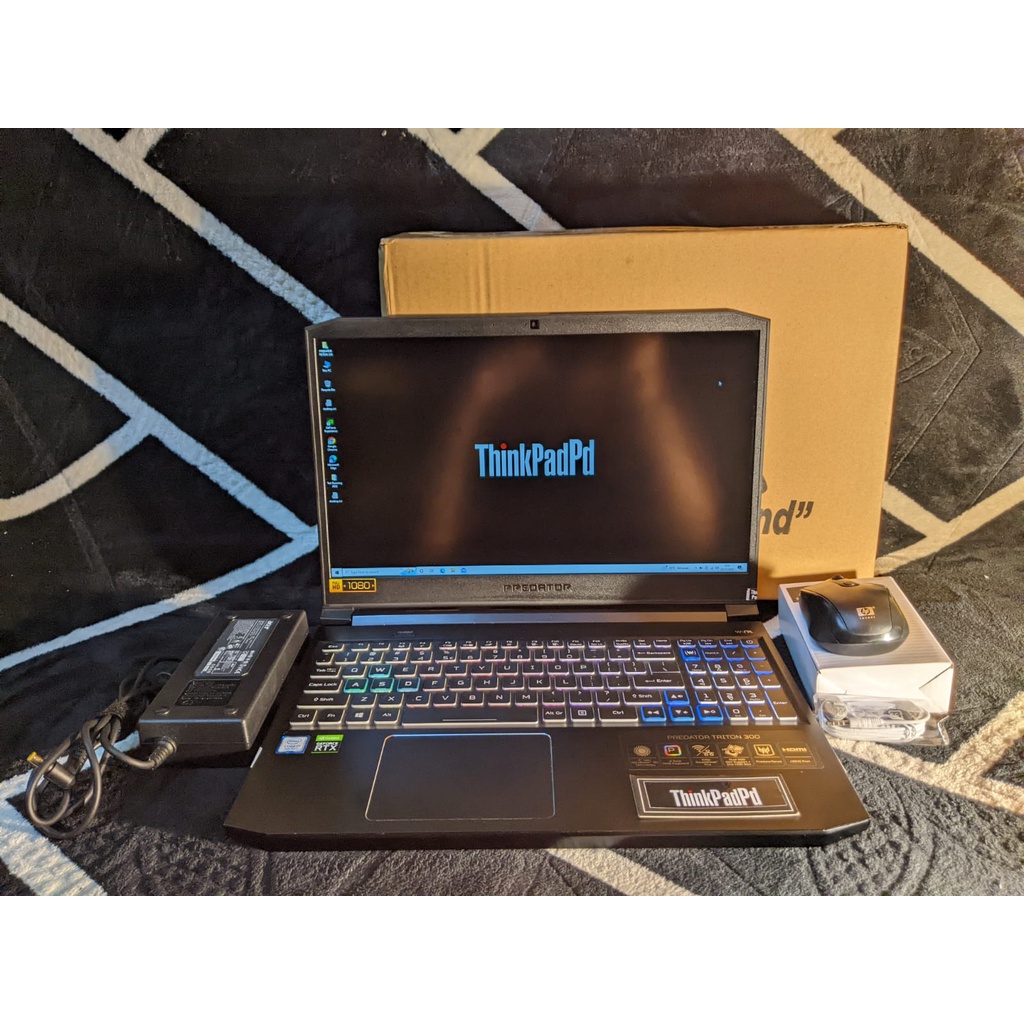 Jual Laptop Gaming Acer Predator Triton 300 Core i7 9750H RTX 2060 ...