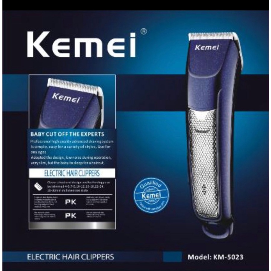 Jual COD Alat Cukur Rambut Cas Hair Clipper Charge Kemei KM 5023 ORIGINAL / Mesin Cukur Rambut ...