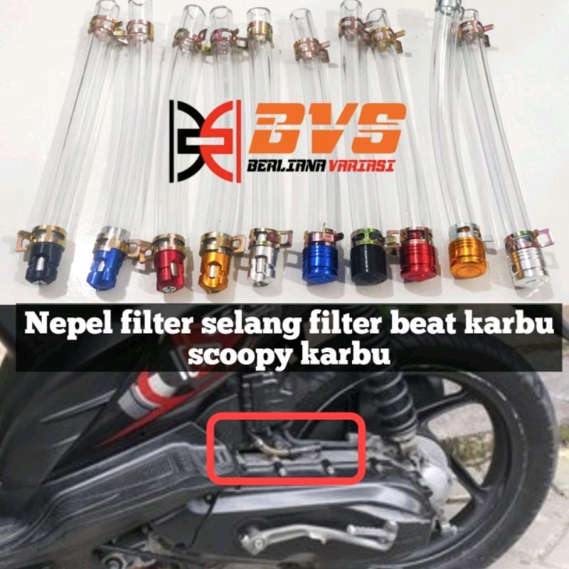 Jual selang filter Nepel filter beat karbu scoopy karbu selang hawa ...