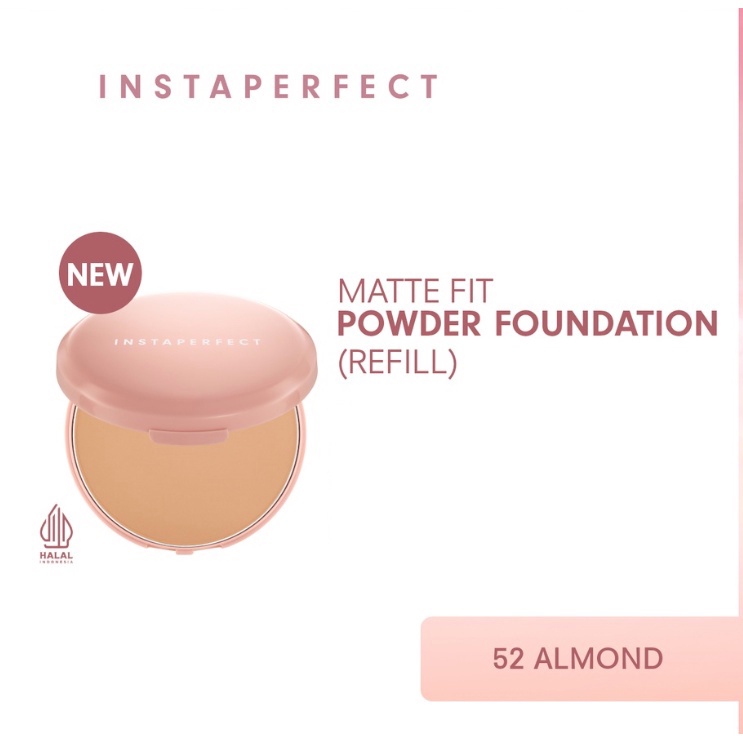 Jual Wardah Instaperfect Matte Fit Powder Foundation - 13g (Full/Refill ...