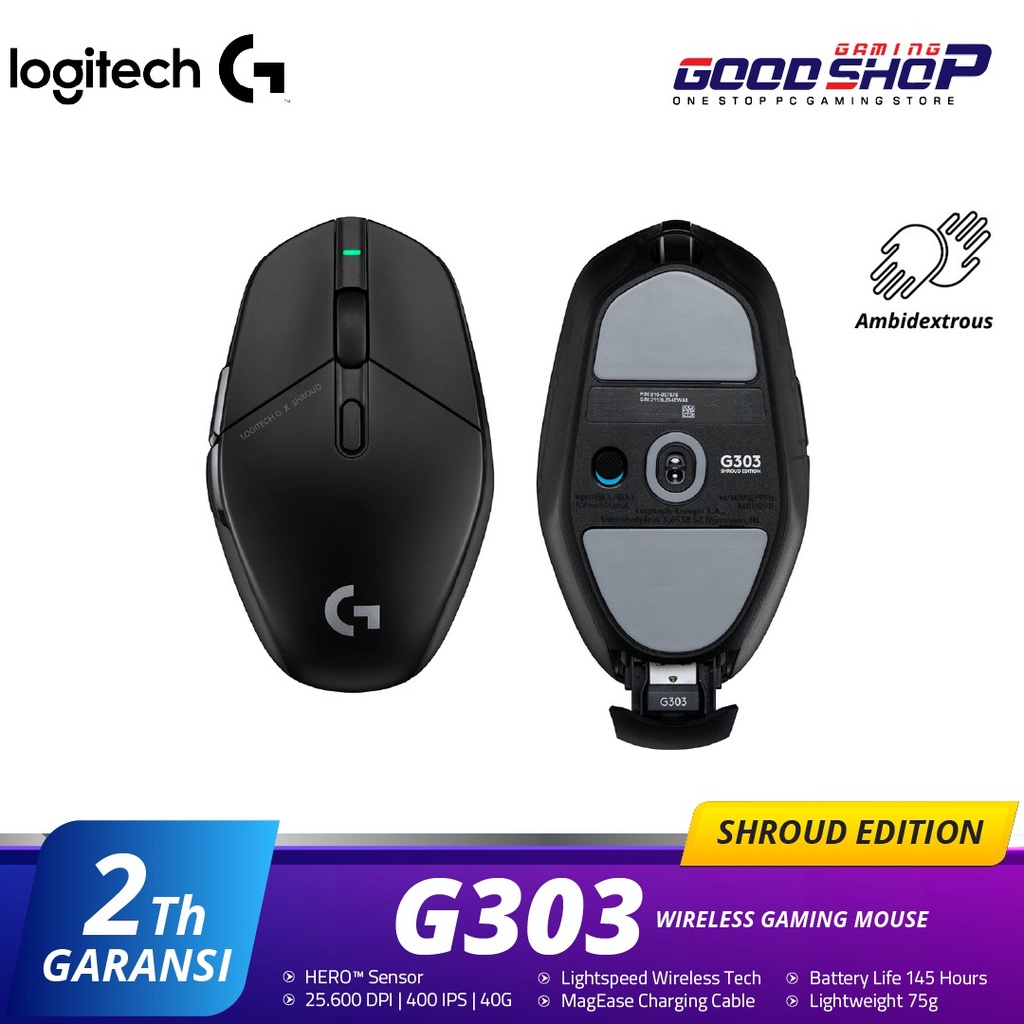 Jual Logitech G303 Shroud Edition Wireless - Gaming Mouse | Shopee Indonesia