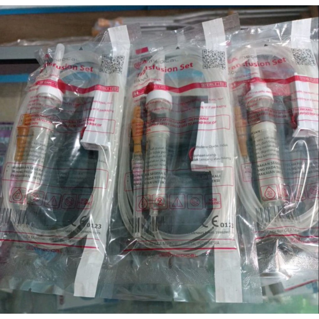 Jual ECERAN - Blood Transfusion Set GEA - Blood Set - Set Transfusi ...