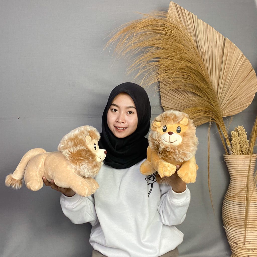Jual Boneka Singa mainan boneka binatang Boneka lion singa lucu ...