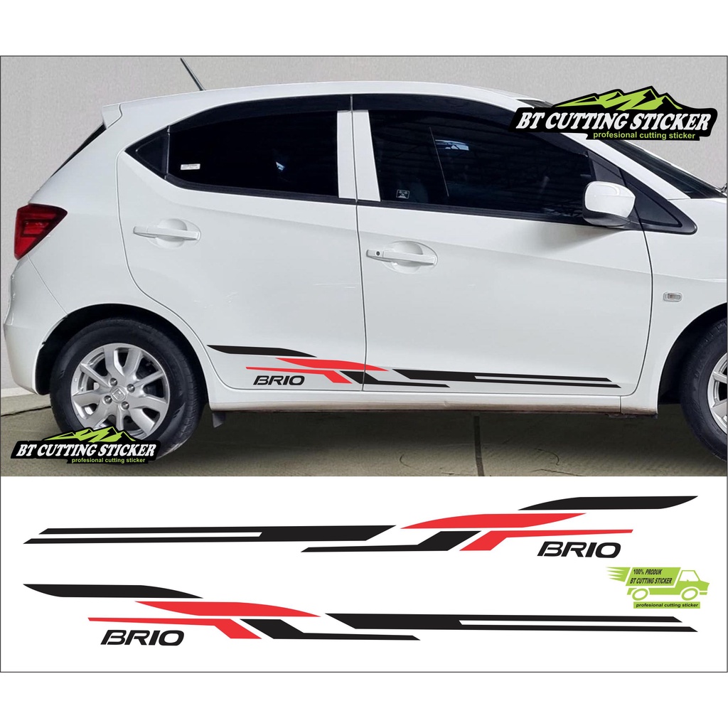 Jual sticker mobil honda brio sticker brio rs sticker honda brio satya ...