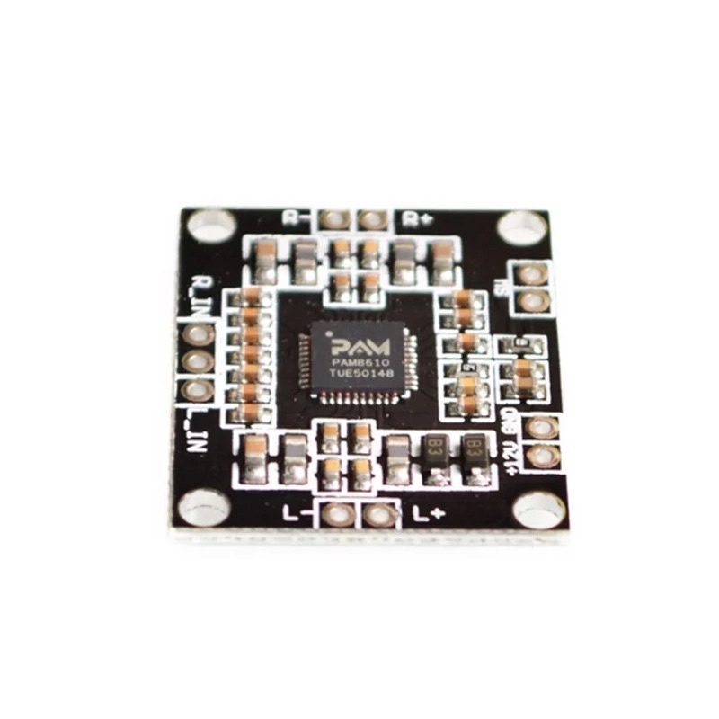 Jual Power Class D Mini PAM 8610 12V Kit Amplifier PAM8610 2x15W ...