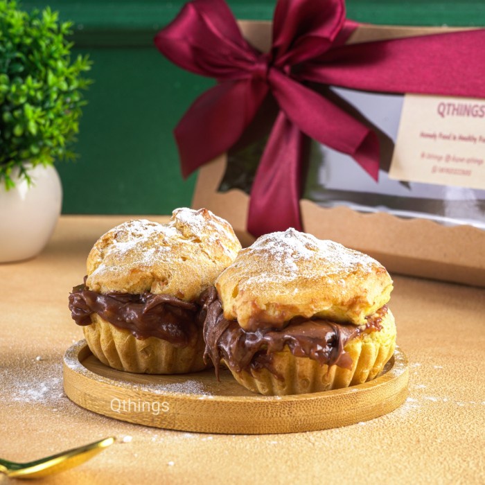 Jual Kue Soes / Sus Vla Coklat isi 12 - [kue basah / snack box ...