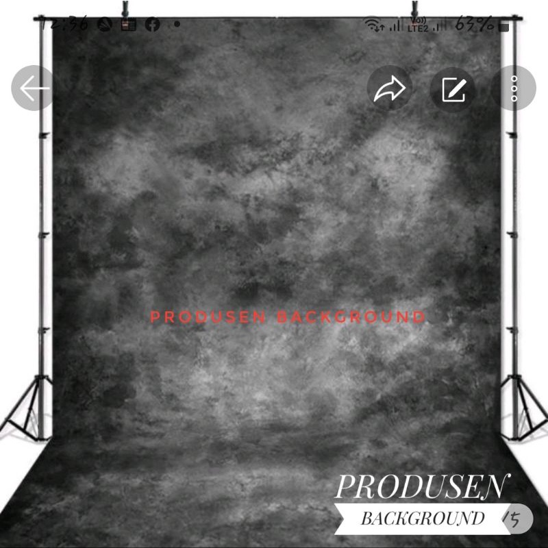 Jual 2 in 1 Background foto photo Abstrak ukuran 3m x 2,5m Dark Gray ...