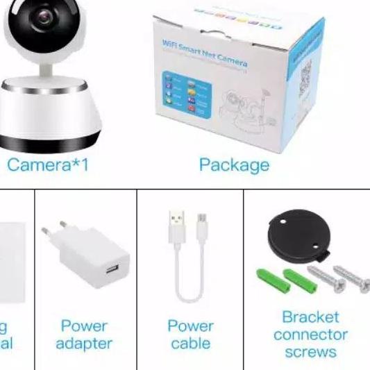 Jual CCTV CANGGIH IP Camera Mini Wifi V380 Webcam ROTASI 360 ° | Shopee ...