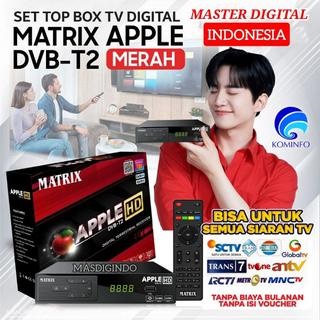 Jual Set Top Box Tv Digital Matrix DVB T2 Apple HD EWS / set top box ...