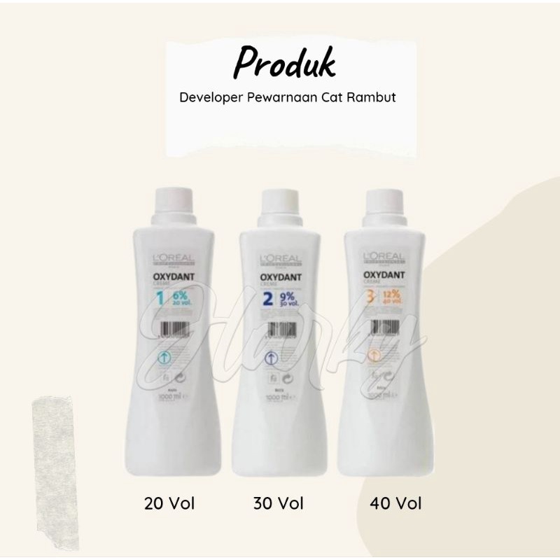 Jual Loreal Oxydant 1000ml Oxidant Creme Loreal 1 Liter Developer 1000ml | Shopee Indonesia