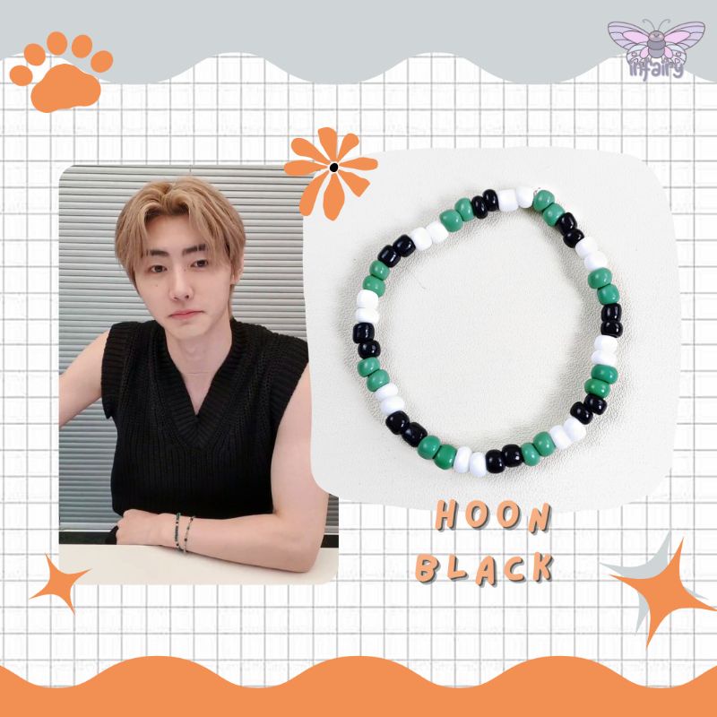 Jual KPOP Enhypen Bracelet handmade / gelang manik / gelang monte ...