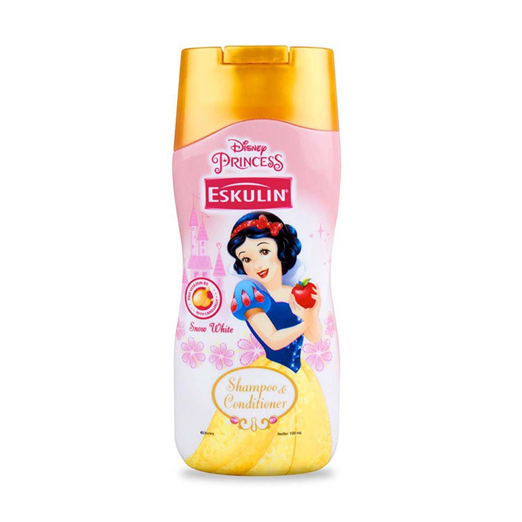 Jual Eskulin Princess Shampoo and Conditioner Snow White 100ml | Shopee ...