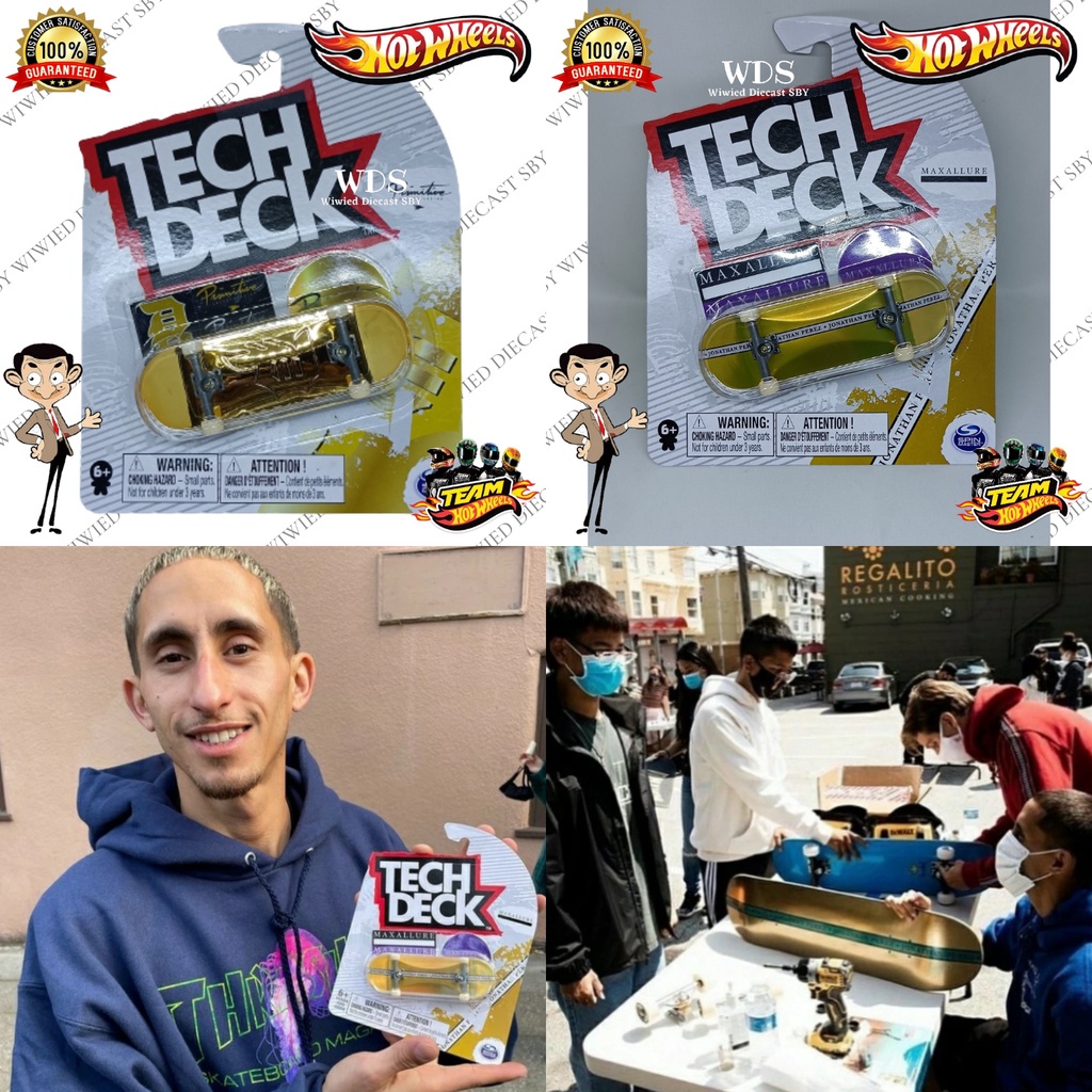 Jual Tech Deck Fingerboard Varian Gold Chromes Platinum Ultra Rare ...