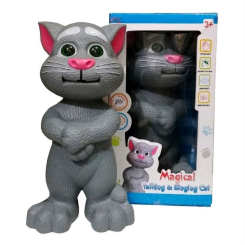Jual Mainan Anak Talking Tom Cat / Cat Can Talk / Magical Talking ...