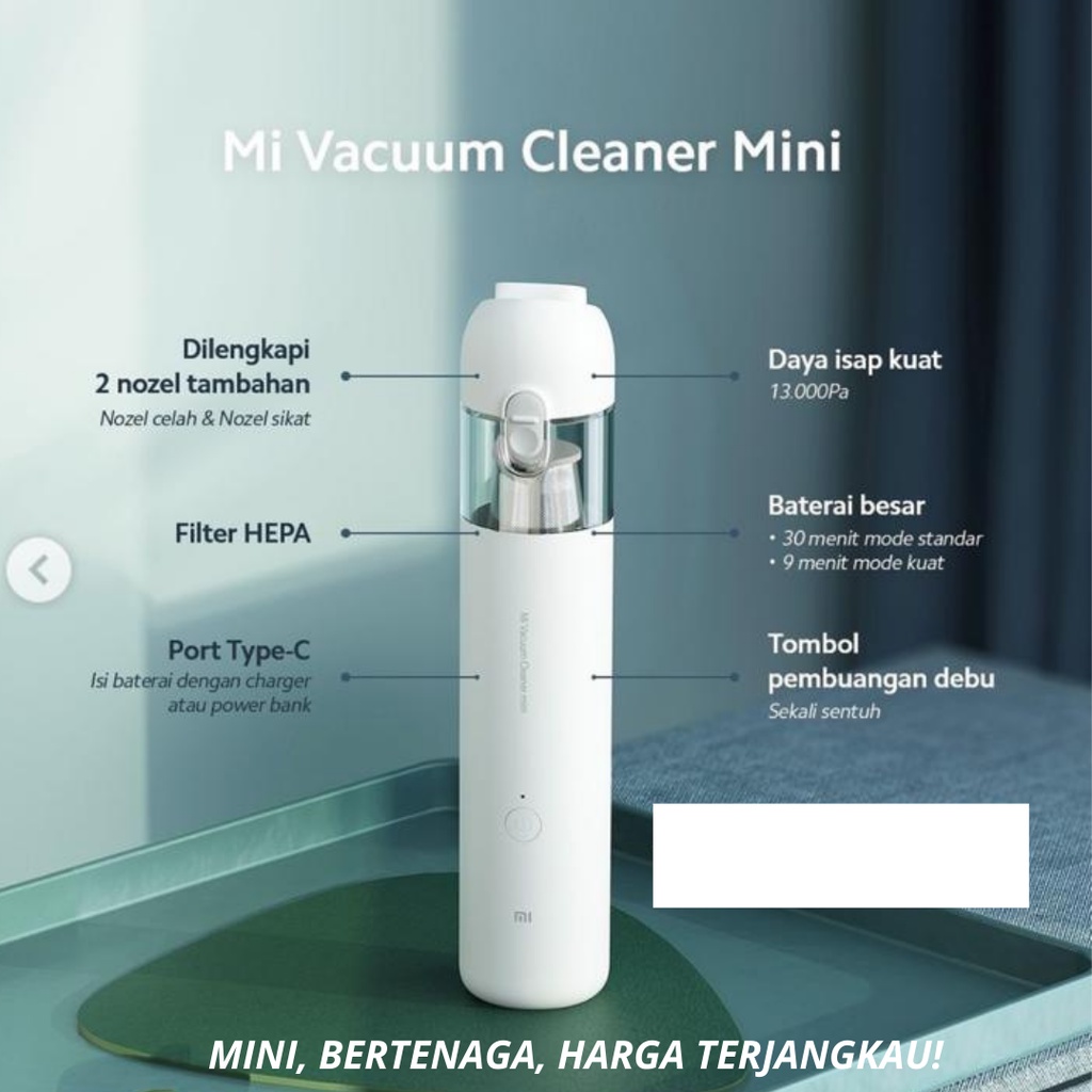 Jual Xiaomi Mi Vacuum Cleaner Mini | Shopee Indonesia