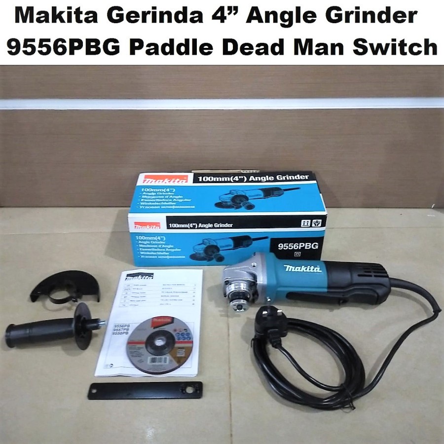Jual Makita Gerinda 4” Angle Grinder 9556PBG paddle Dead Man Switch ...