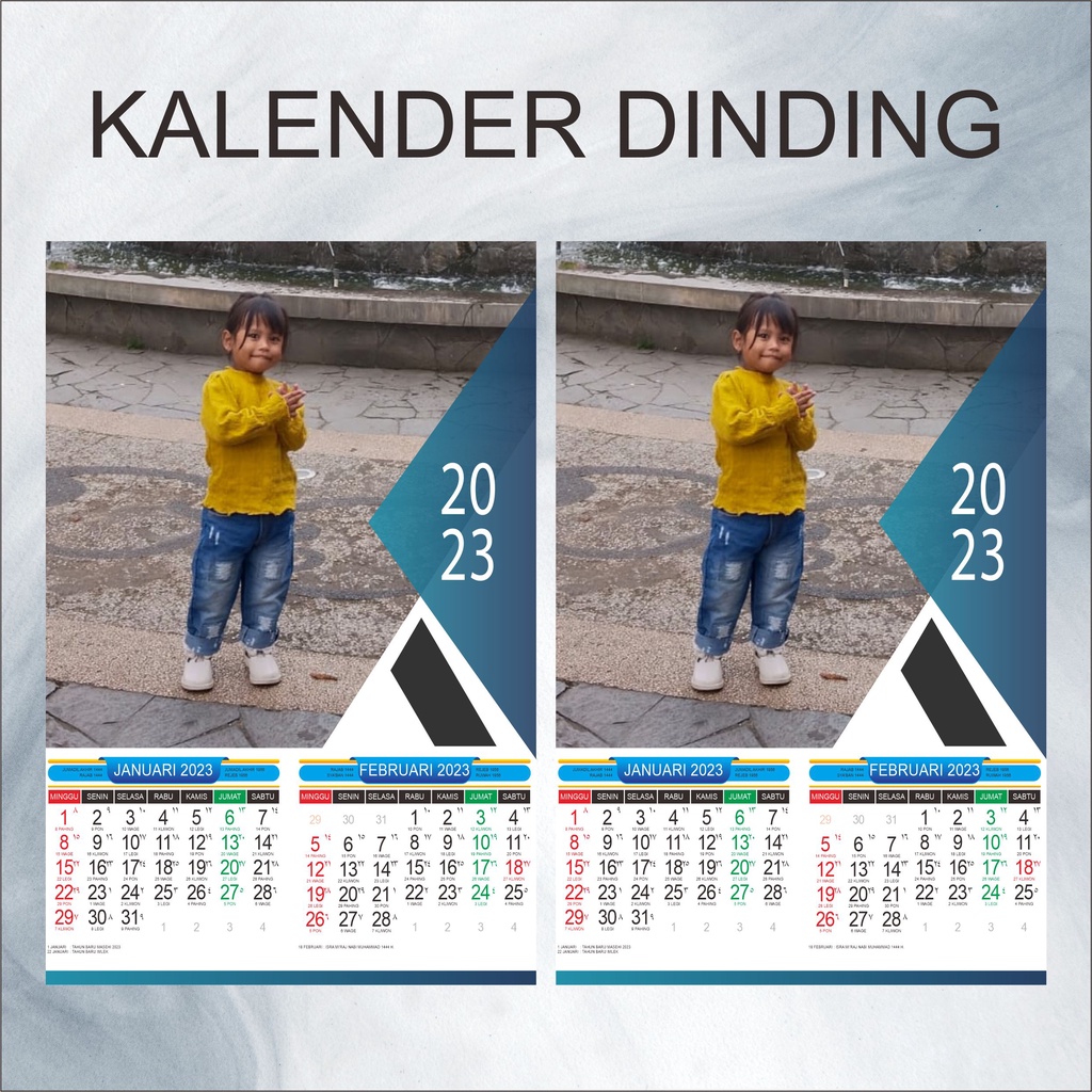Jual Kalender Dinding, Kalender A3, kalender 2023 | Shopee Indonesia