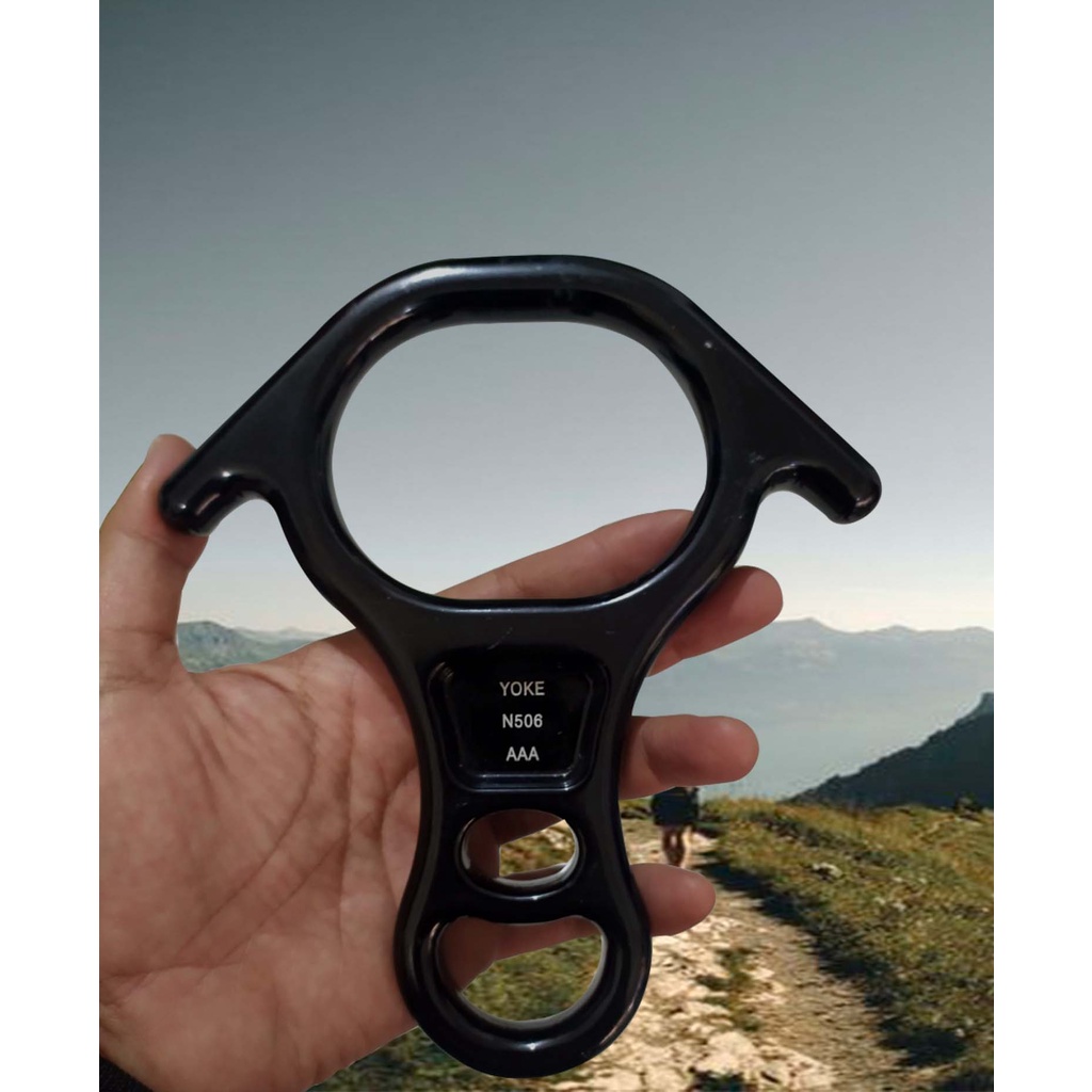 Jual Yoke 40Kn Heavy Duty Large Climbing Figure 8 Descender With Ears ...