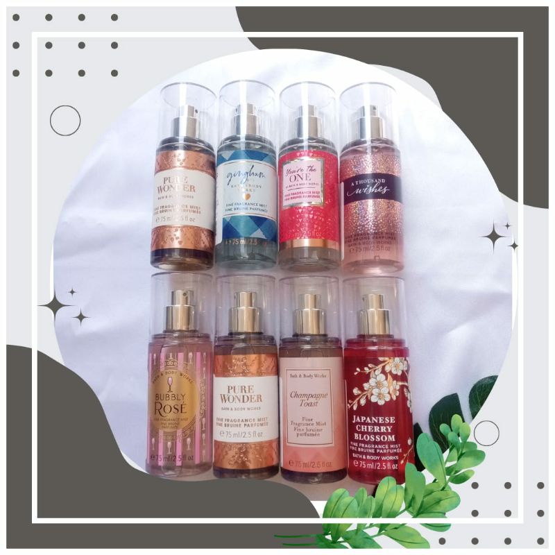 Jual Bath and body works mini travel size fragrance mist 75 ml | Shopee ... Jual Bath and body works mini travel size fragrance mist 75 ml | Shopee ...
