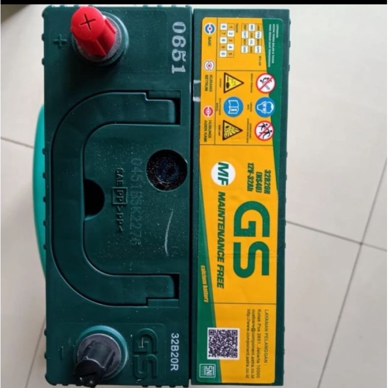 Jual AKI BATERAI KERING GS ASTRA MF NS40/32B20R MOBIL AVANZA XENIA ...
