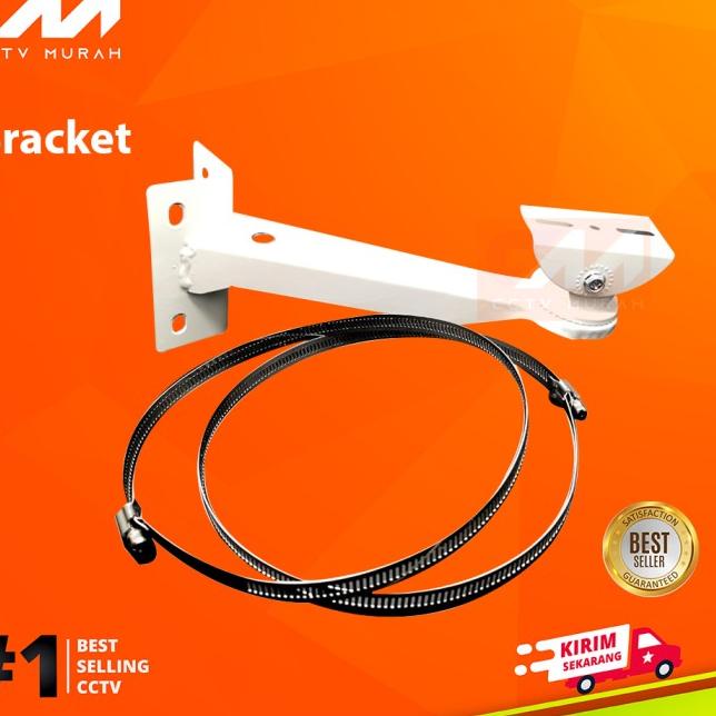 Jual Braket CCTV tiang breket CCTV pole mounting 30cm lengka TYPE 101 ...