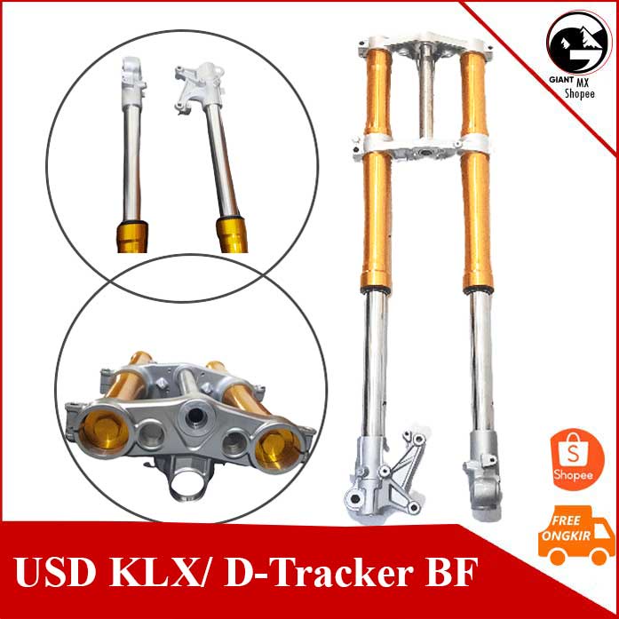 Jual Shock Depan USD/ Up Side Down KLX 150 BF/ D-Tracker New Ori CKD Lostpack | Shopee Indonesia