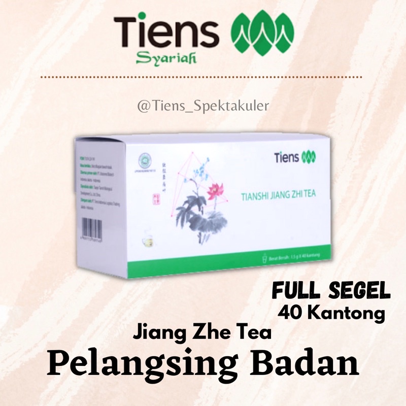 Jual Tiens Pelangsing Badan Jiang Zhe Tea - 100% Original Tiens ...