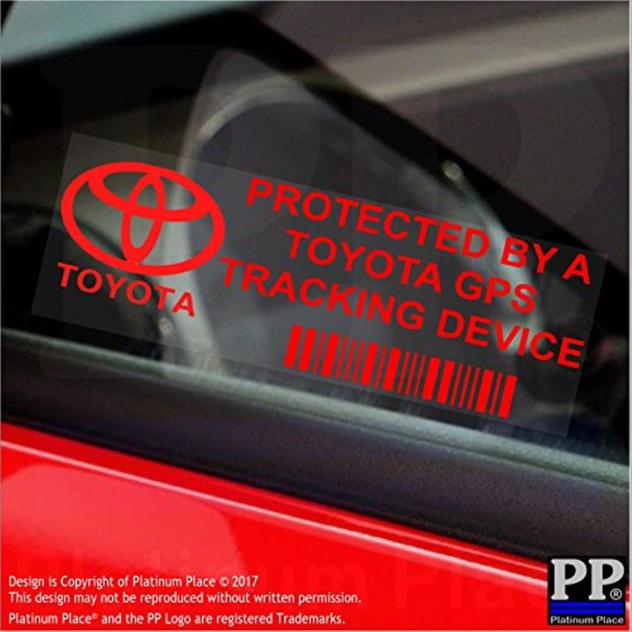 Jual stiker toyota gps protected by toyota | Shopee Indonesia