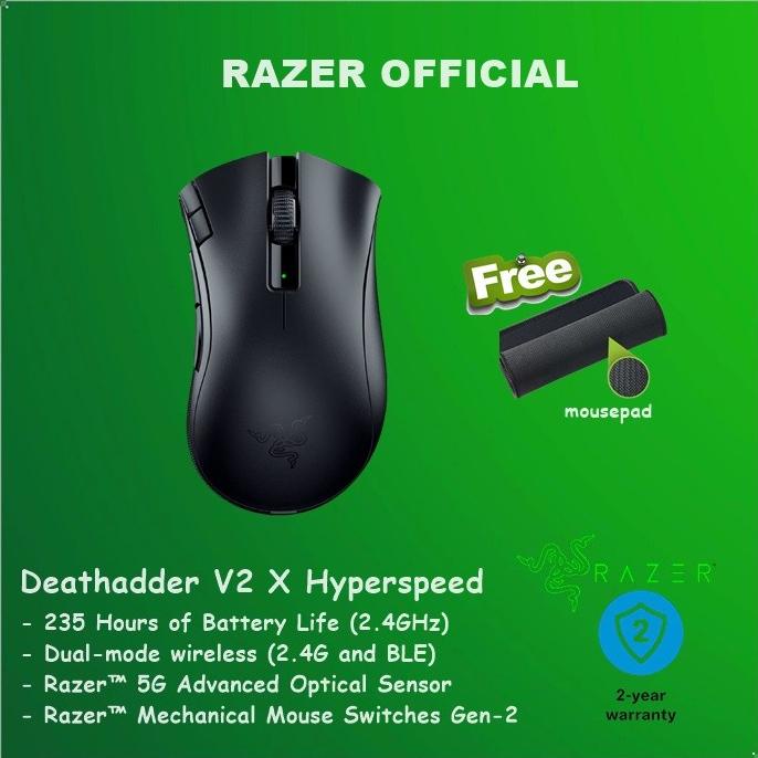 Jual Razer DeathAdder V2 X HyperSpeed Wireless Gaming Mouse Death Adder ...