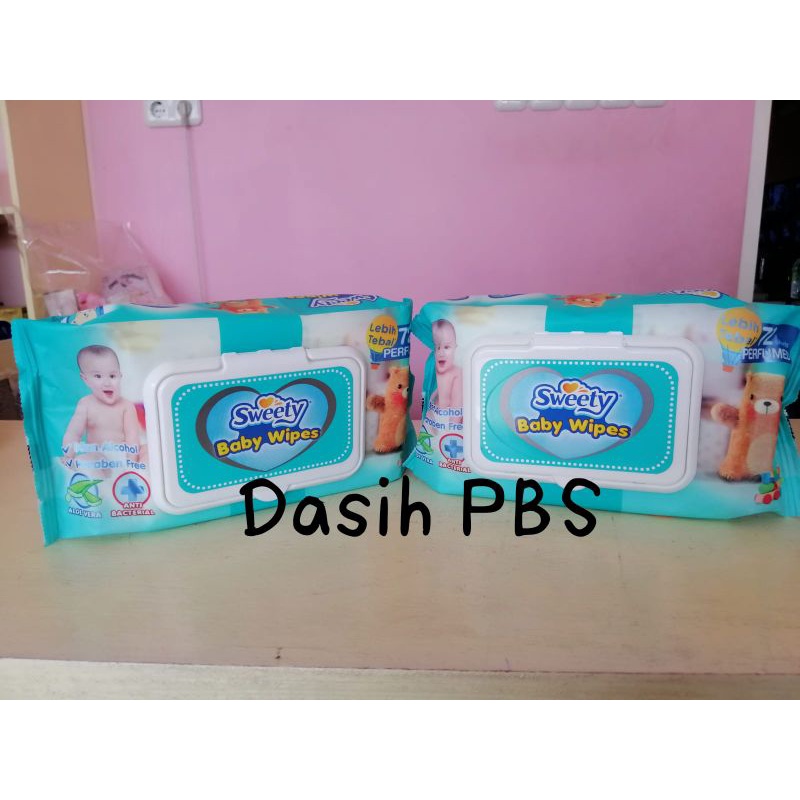 Jual Sweety Baby Wipes 72 Sheet with Perfumed | Shopee Indonesia