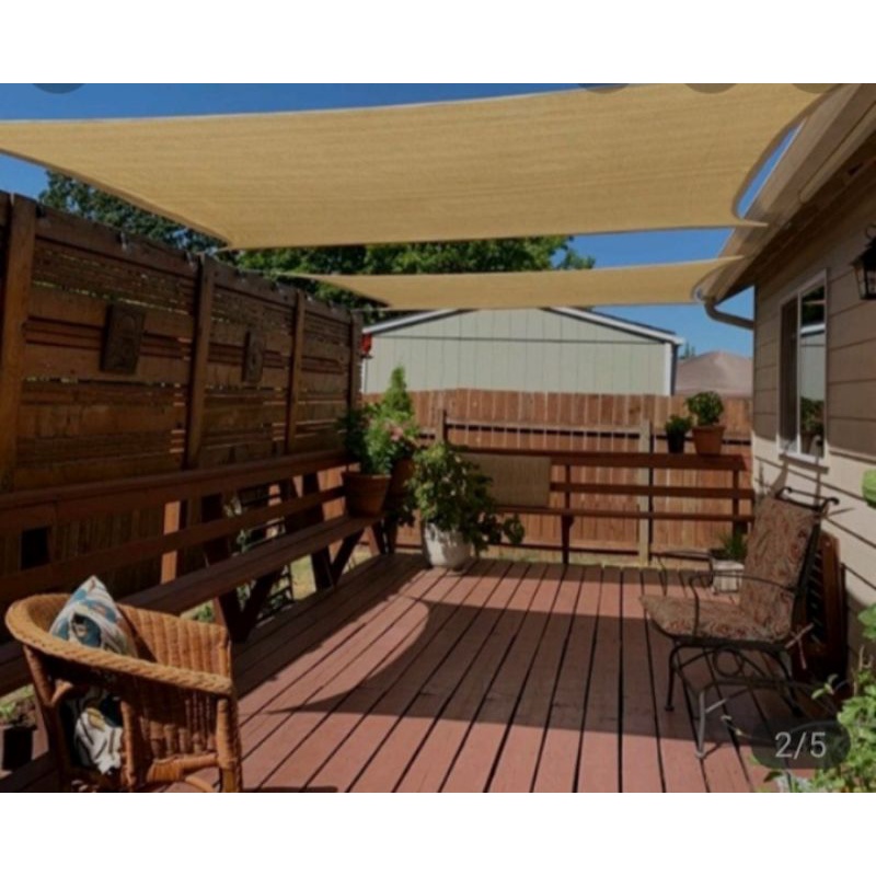 Jual kain atap lembaran ukuran 3×3 plus jait dan lobang | Shopee Indonesia