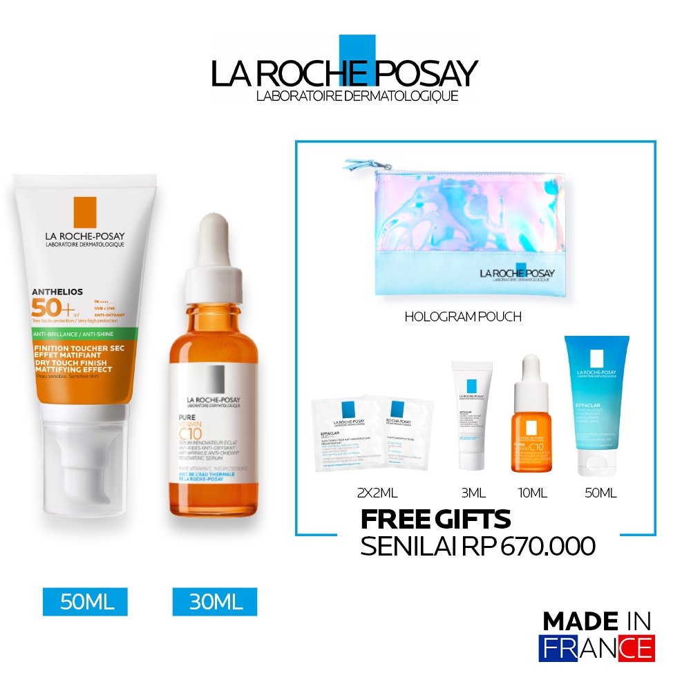 Jual La Roche Posay Anti-Age & Brightening Kit + Free Gifts Senilai ...