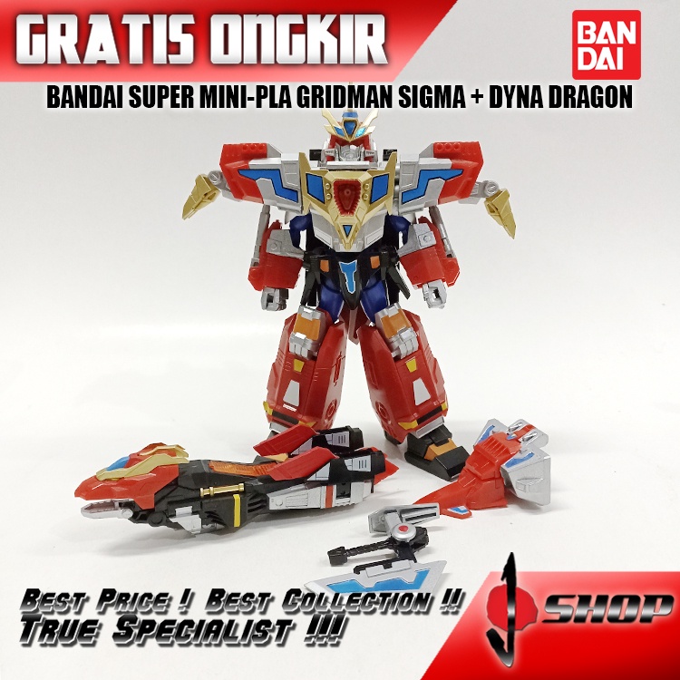 Jual BANDAI SUPER MINI-PLA GRIDMAN SIGMA + DYNA DRAGON BND47 | Shopee ...