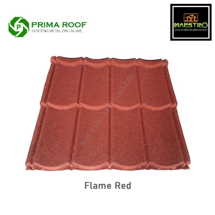 Jual Genteng Metal Prima Roof Flame Red | Shopee Indonesia