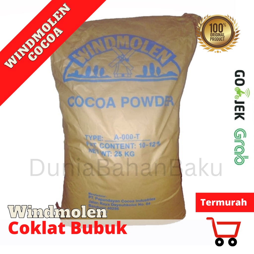 Jual COKLAT BUBUK WINDMOLEN COCOA POWDER 1KG ASLI 100% | Kemasan ALU ...