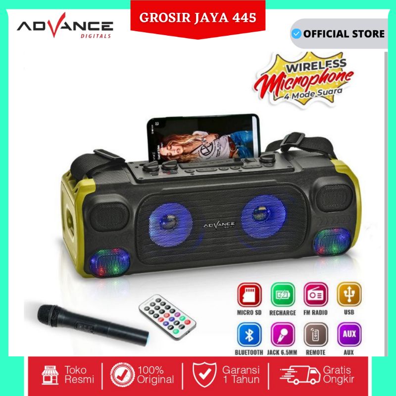 Jual SPEAKER ADVANCE BLUETOOTH K421 + FREE MIC (ADVANCE) | Shopee Indonesia