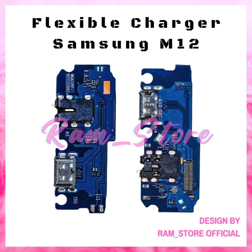 Jual Flexible Konektor Cas SAMSUNG M12 Papan Pcb Board Plus Mic Plug in ...