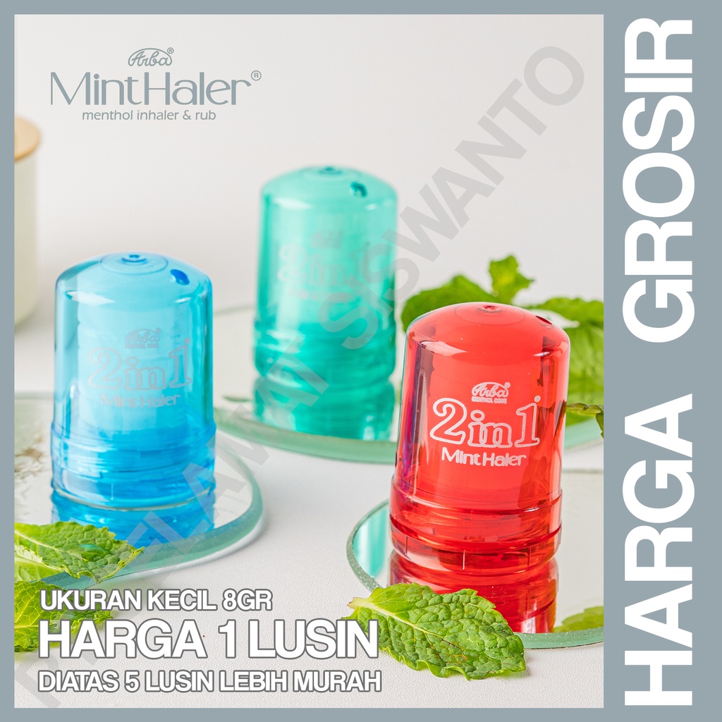 Jual grosir - menthol MintHaler arba kecil (8gr) inhaler & obat gosok ...