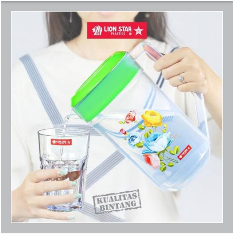 Jual TEKO AIR PLASTIK ESKAN 4.1 LITER/WATER JUG 4,1LITER LION STAR | Shopee Indonesia