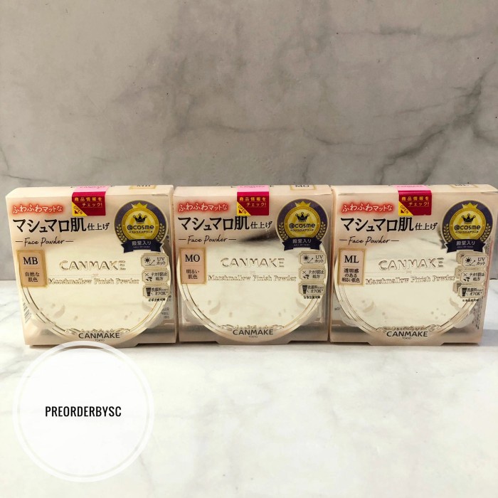 Jual Can make Marshmallow Finish Powder Bedak Padar Jepang Canmake ...