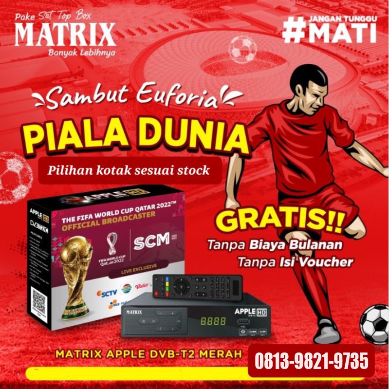 Jual Set Top Box Tv Digital Matrix DVB T2 Garuda Biru AppleMerah HD (Bisa untuk TV Tabung/LED ...