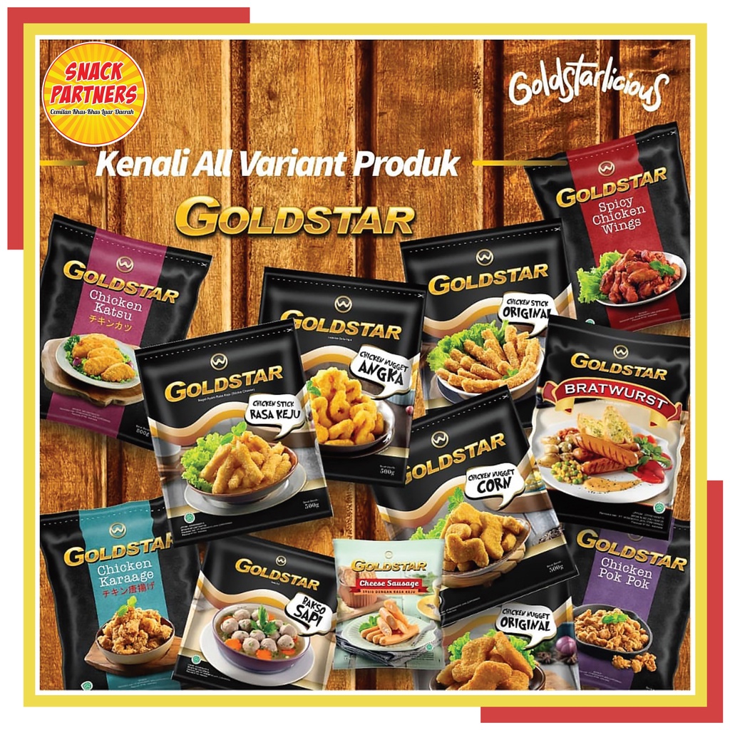Jual GOLDSTAR VARIAN Crispy Chicken Nugget Nuget Orignal Angka Karaage ...