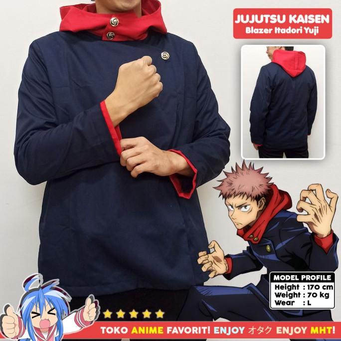 Jual Blazer Jaket Anime Gakuran Jujutsu Kaisen Itadori Yuji Sukuna ...