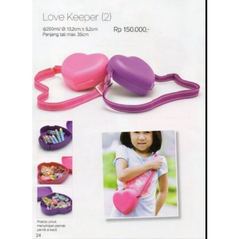 Jual Kotak Bekal Anak Tupperware, Love Keeper Tupperware | Shopee Indonesia
