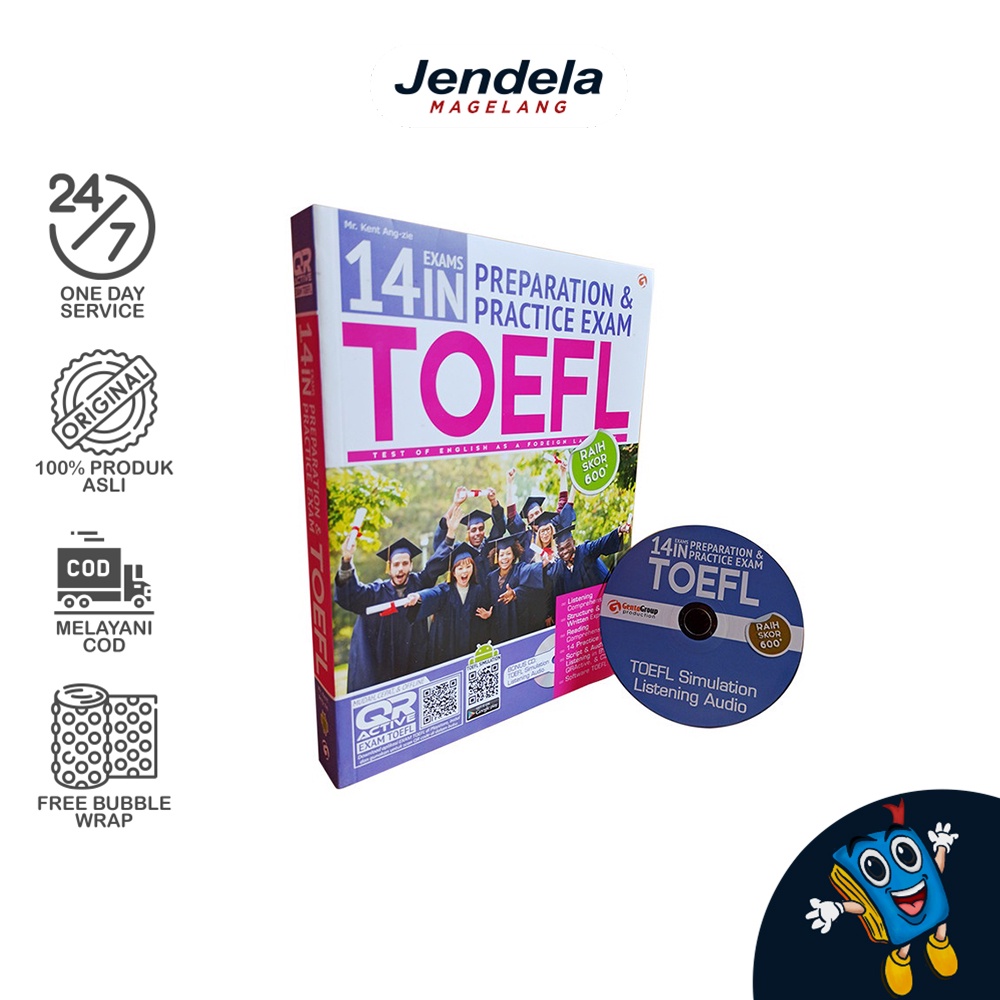 Jual 14 EXAMS IN PREPARATION & PRACTICE EXAM TOELF | Shopee Indonesia