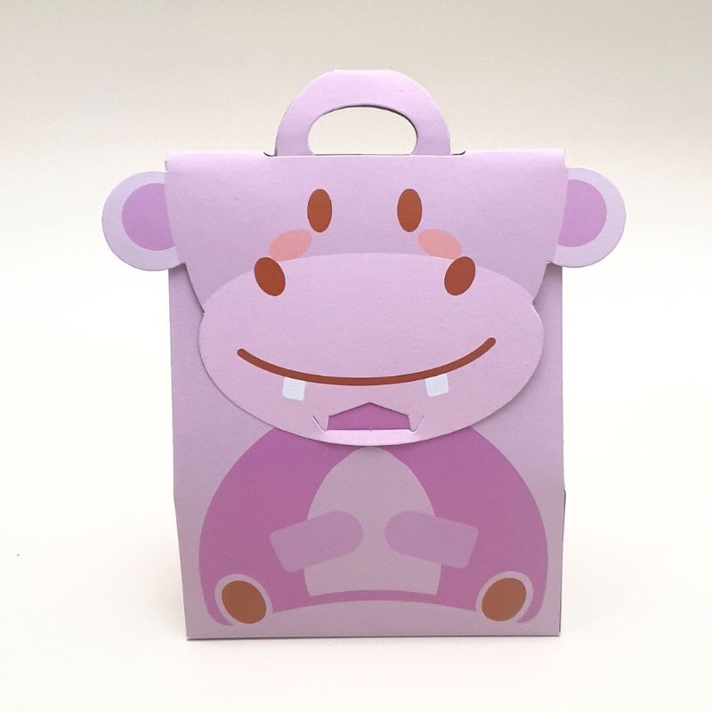 Jual box kardus unik / kantong hampers anak / packing snack anak ...