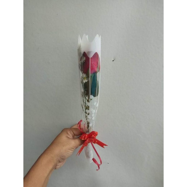 Jual Hand buket bunga mawar satuan | Shopee Indonesia