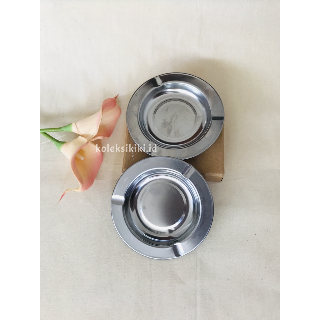 Jual Asbak Rokok Stainless/ Asbak Seng Bulat | Shopee Indonesia